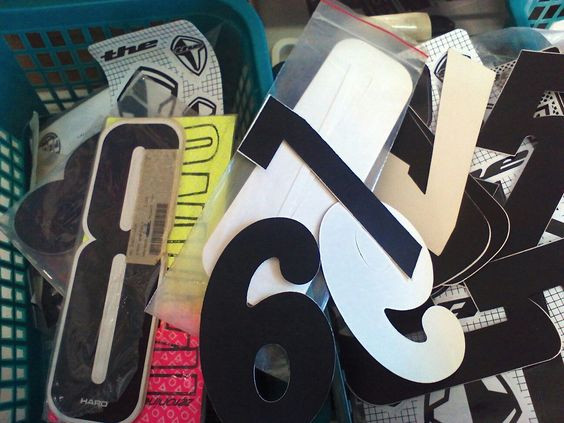 BMX Number Plate Numbers
