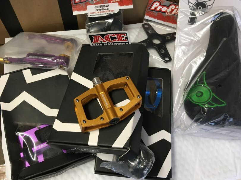 Bombshell F7 Carbon Fork BMX Racing - Americancycle.com & Acebmx.com