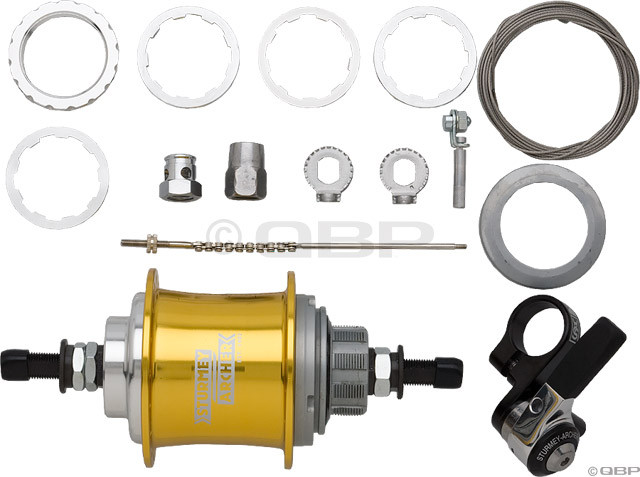 Sturmey-Archer S3X 3-speed Fixie Hub Kit with Thumb Shifter 32h ...