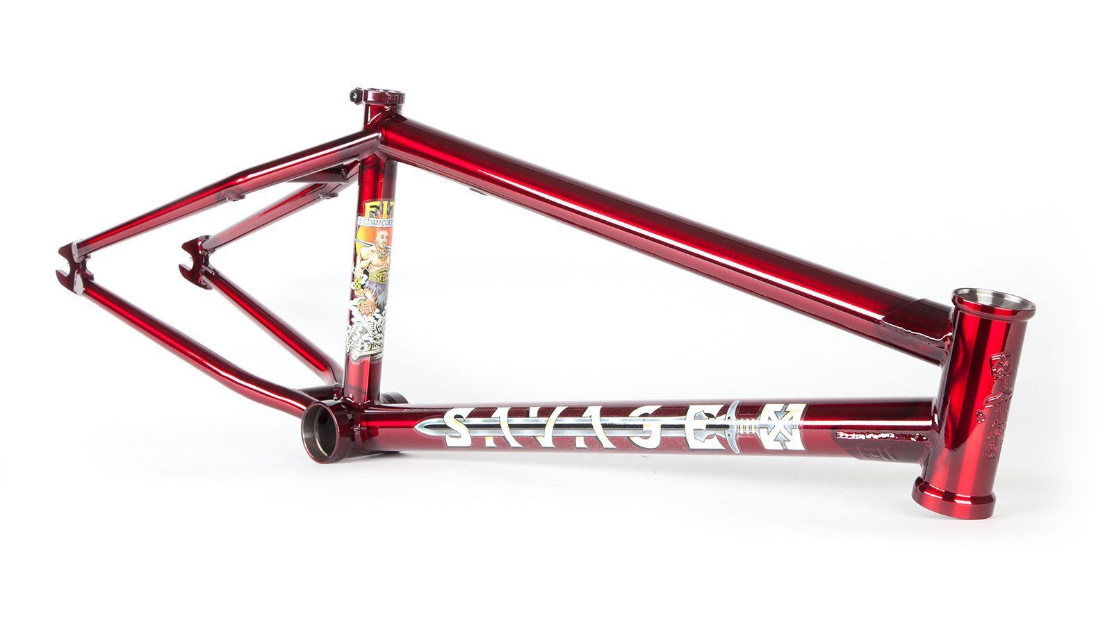 Fit Savage Frame BMX Red - Americancycle.com & Acebmx.com