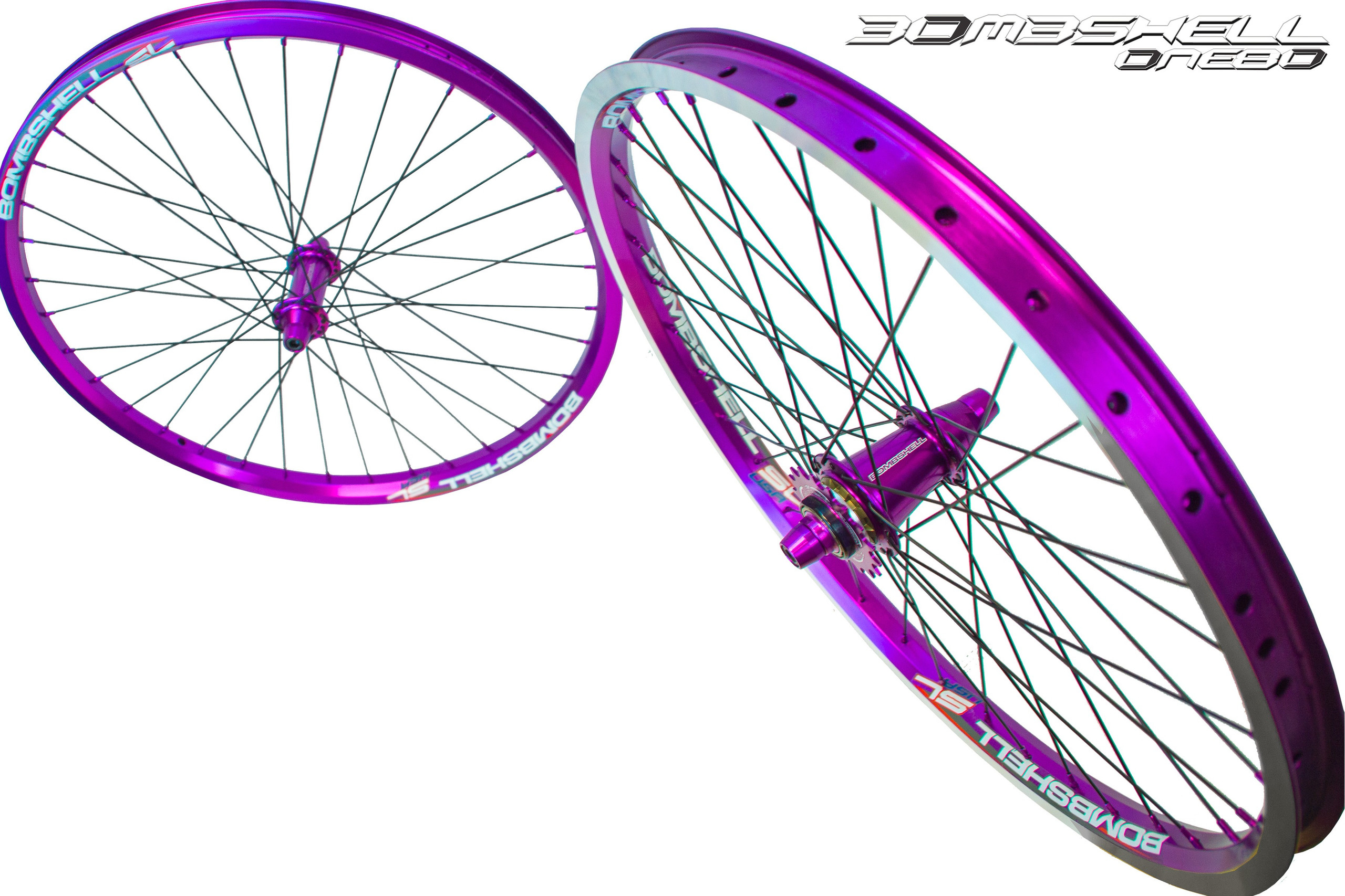 Bombshell 180 one80 Cassette Race Wheels - Americancycle.com & Acebmx.com