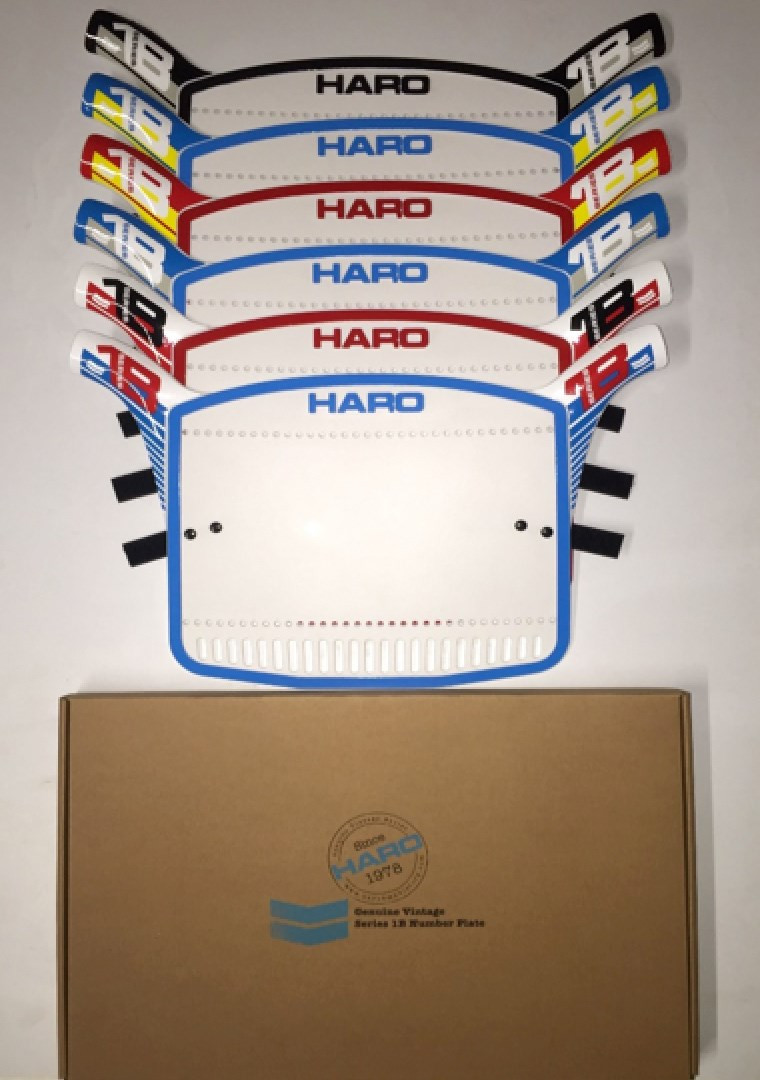 Haro Retro Number Plates