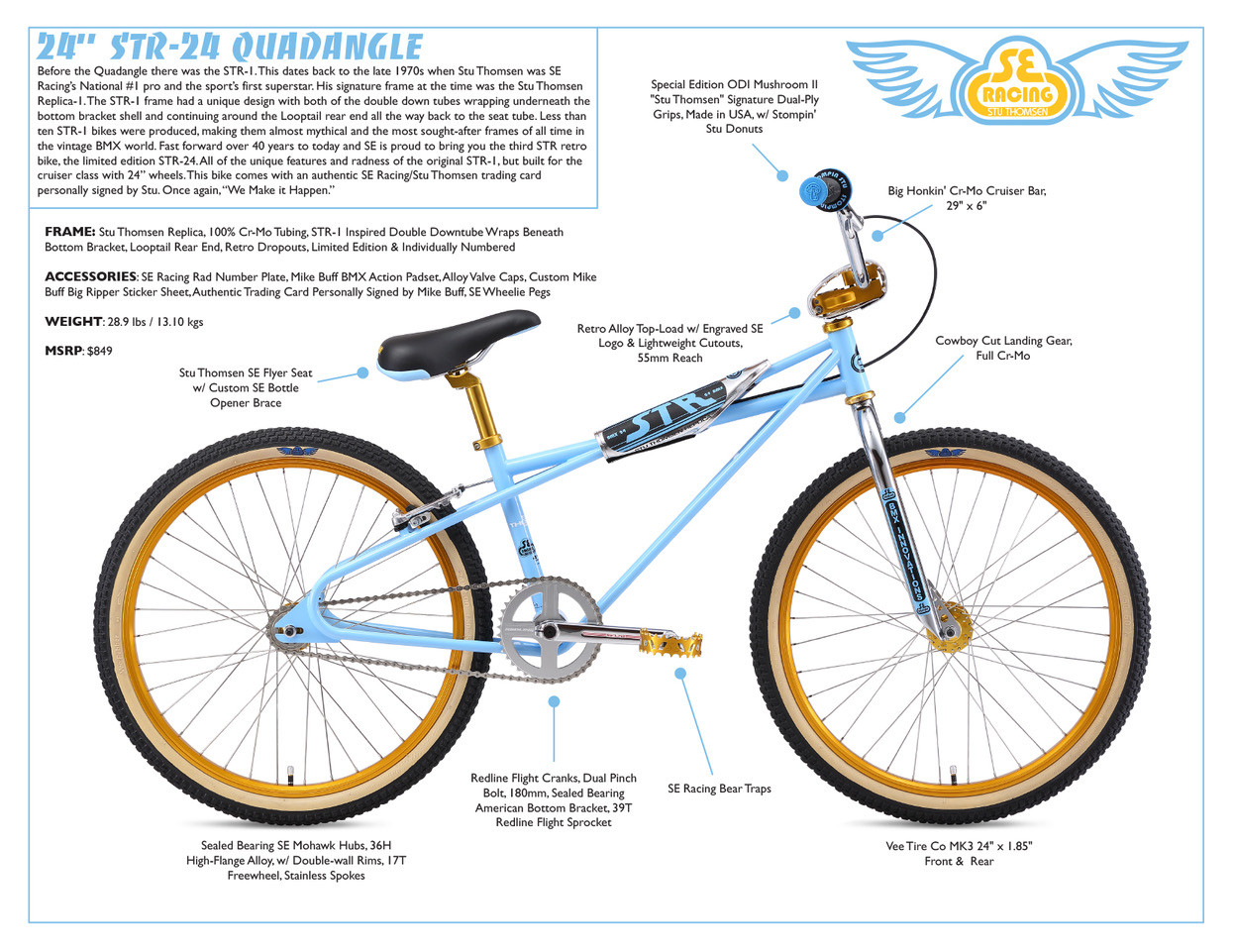 SE Racing BMX Bikes