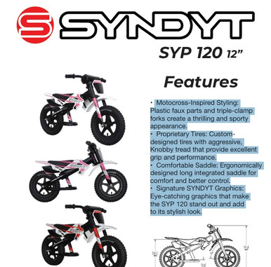 The Syndyt Balance Bike is great for youth BMX riders looking to ride