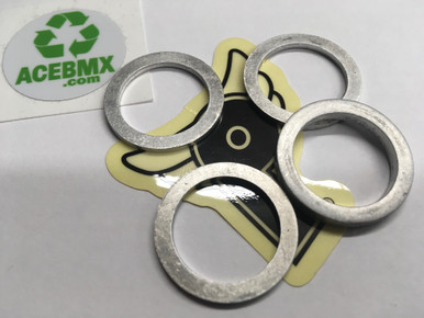 Profile Crank Spacers Silver for 19mm Axle - Americancycle.com & Acebmx.com