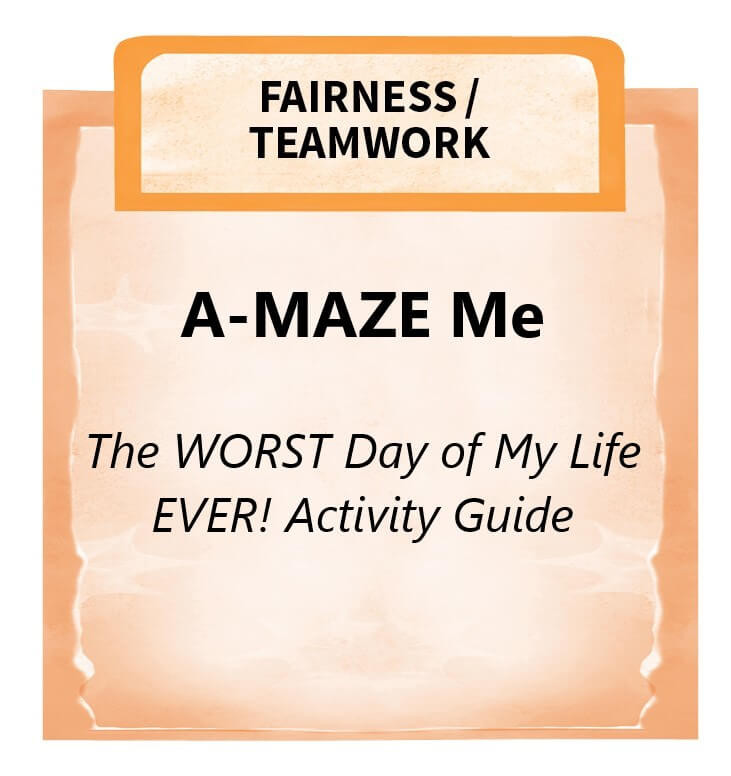 The WORST Day of My Life EVER! Activity: A-MAZE Me | Julia Cook | Boys ...