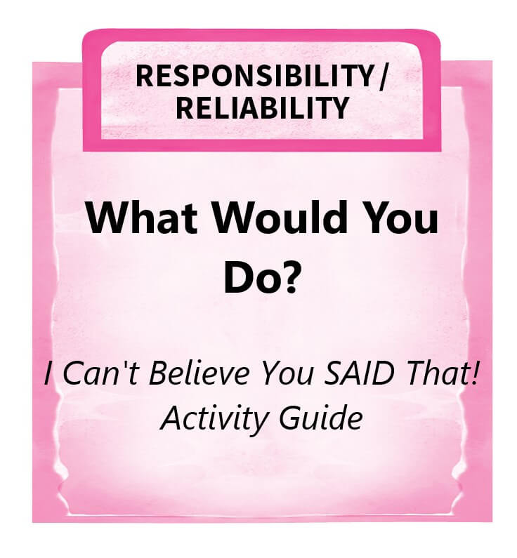 I Can't Believe You SAID That! Activity Guide for Teachers | Julia Cook ...