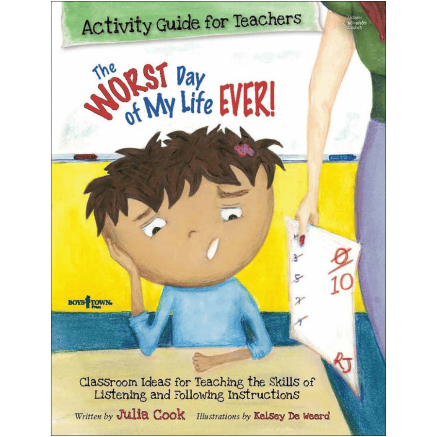 The WORST Day of My Life EVER! Activity Guide for Teachers | Julia Cook ...
