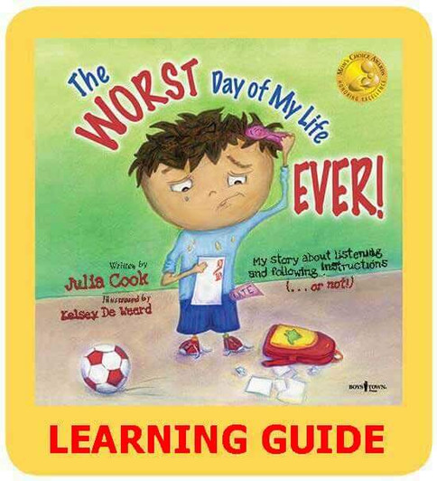 The WORST Day of My Life EVER! Activity Guide for Teachers | Julia Cook ...