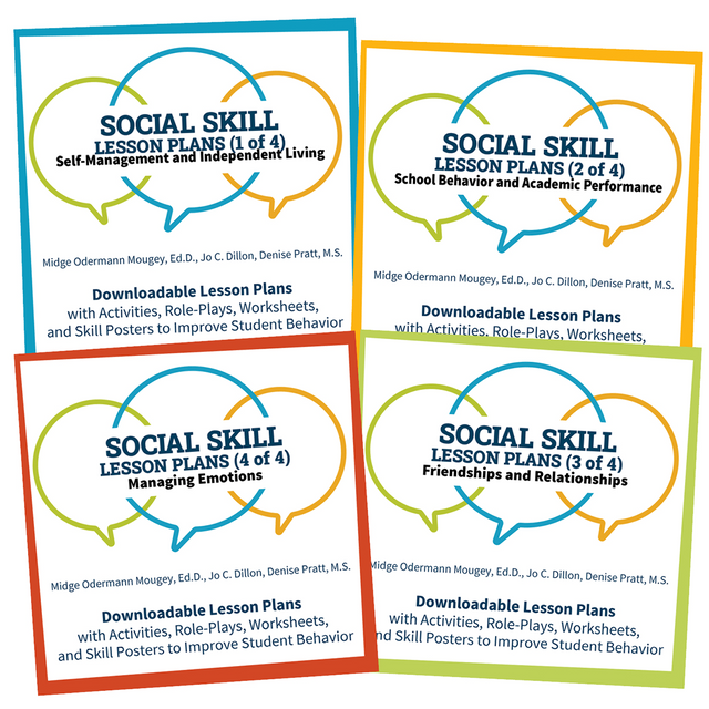 Complete Bundle of Social Skill Downloadable Lesson Plans (4 Sets ...