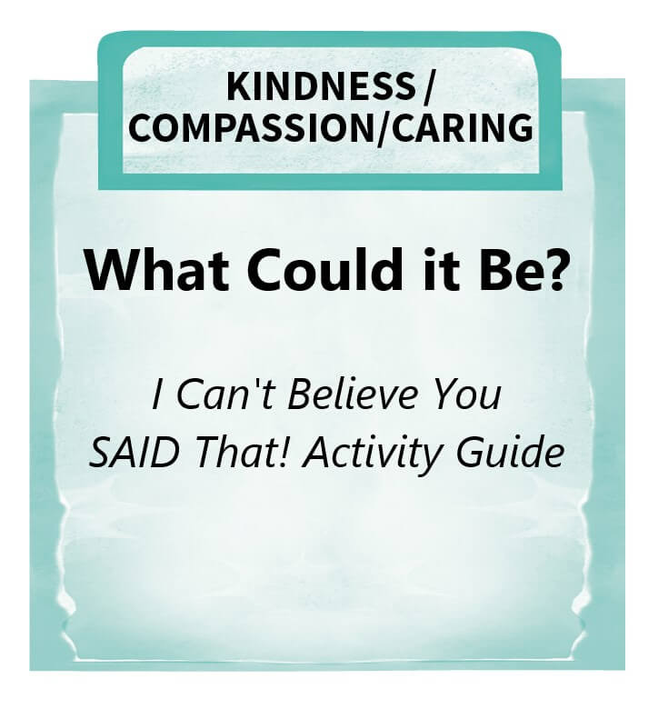 I Can't Believe You SAID That! Activity Guide for Teachers | Julia Cook ...