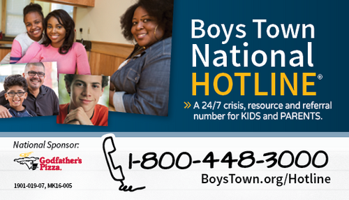 Hotline Wallet Cards (Pack of 250) | Boys Town Press