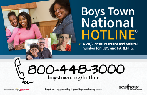 Hotline Posters (Pack of 10) | Boys Town Press