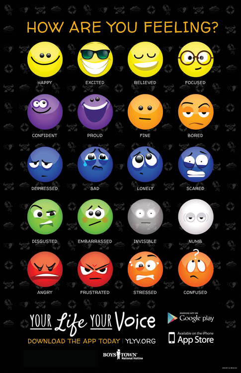 Mood Posters (Pack of 10) | Boys Town Press