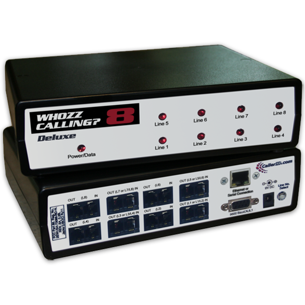 Whozz Calling Deluxe Ethernet Caller ID Modem - CallerID.com
