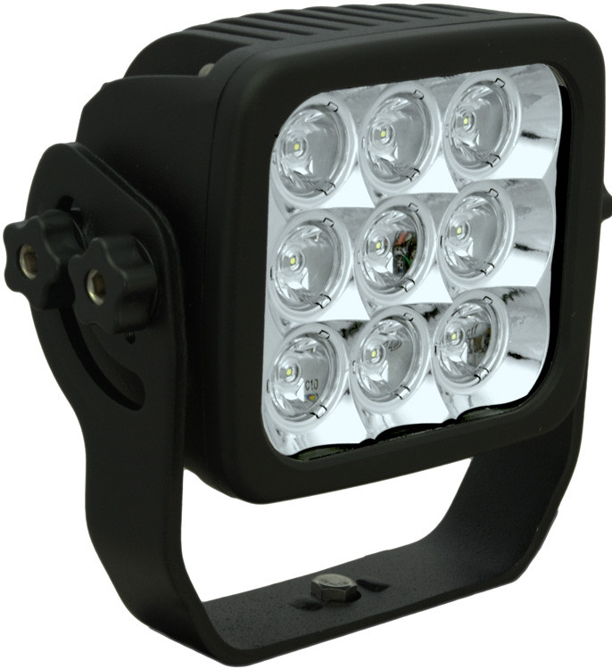 4" SQUARE EXPLORER LED DRIVING LIGHT 45 Watt 30° x 65° elliptical beam ...