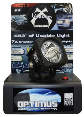 Optimus LED light countertop display - Vision X Wholesale
