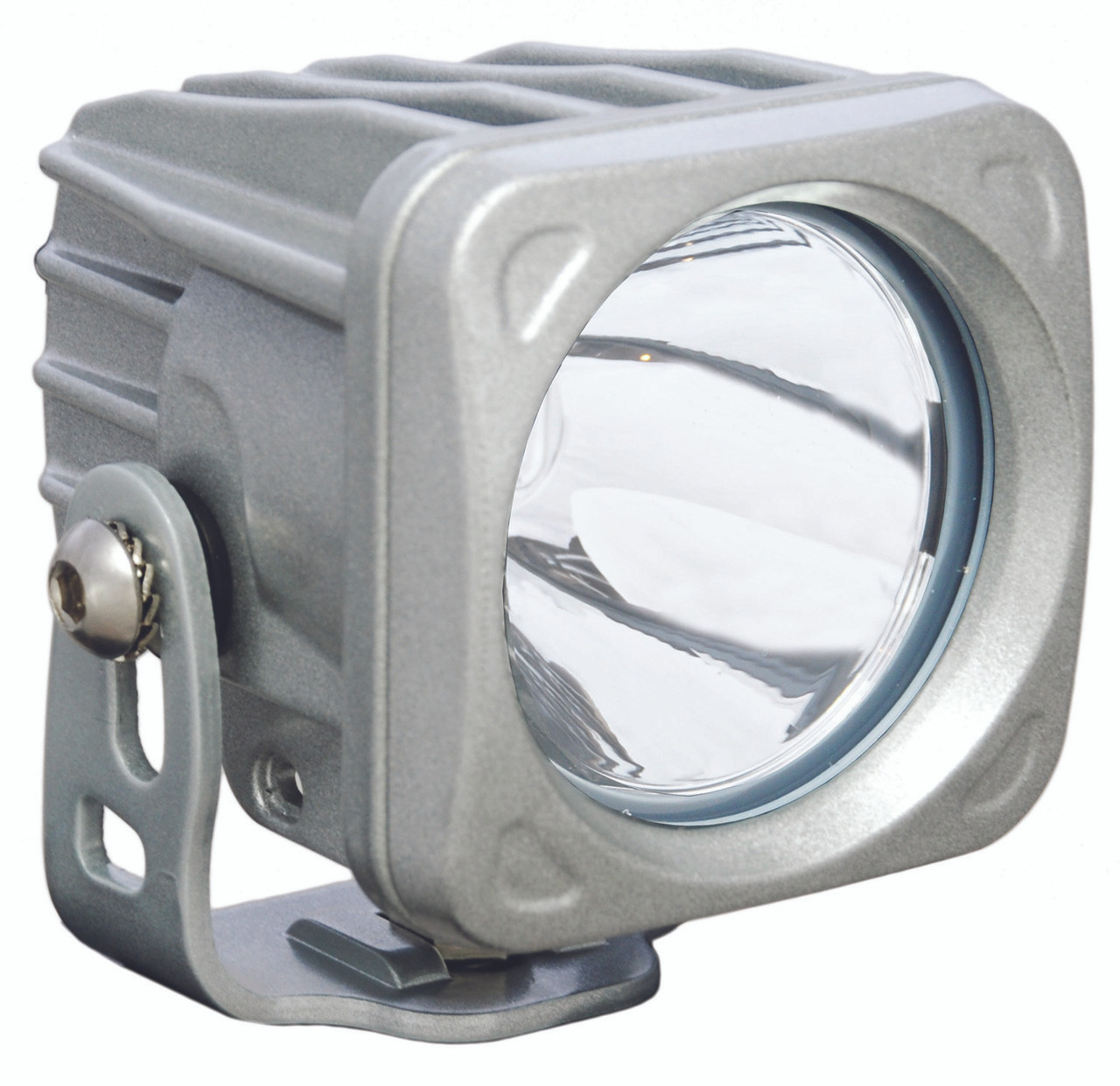 OPTIMUS SQUARE SILVER 1 10W LED 10° NARROW. Vision X XIL-OP110S ...