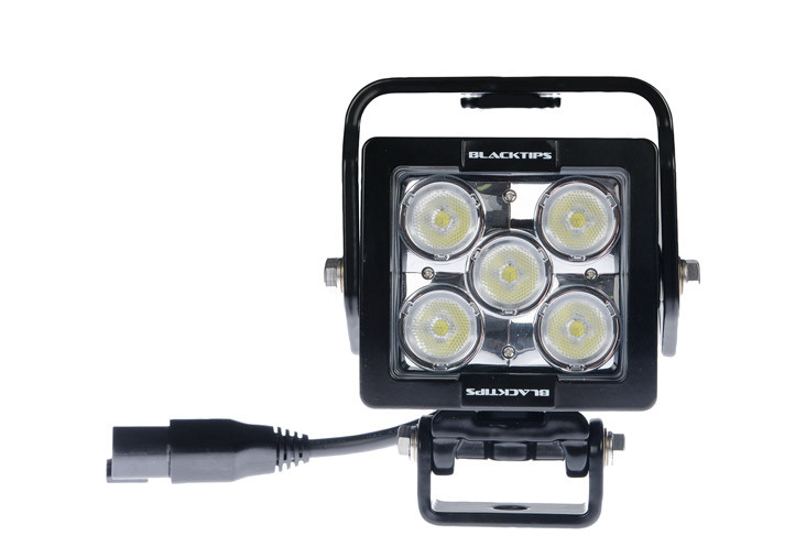 5 LED WORKLIGHT, 35 WATTS 60° Flood Beam Blacktips BLB070560 - Vision X ...