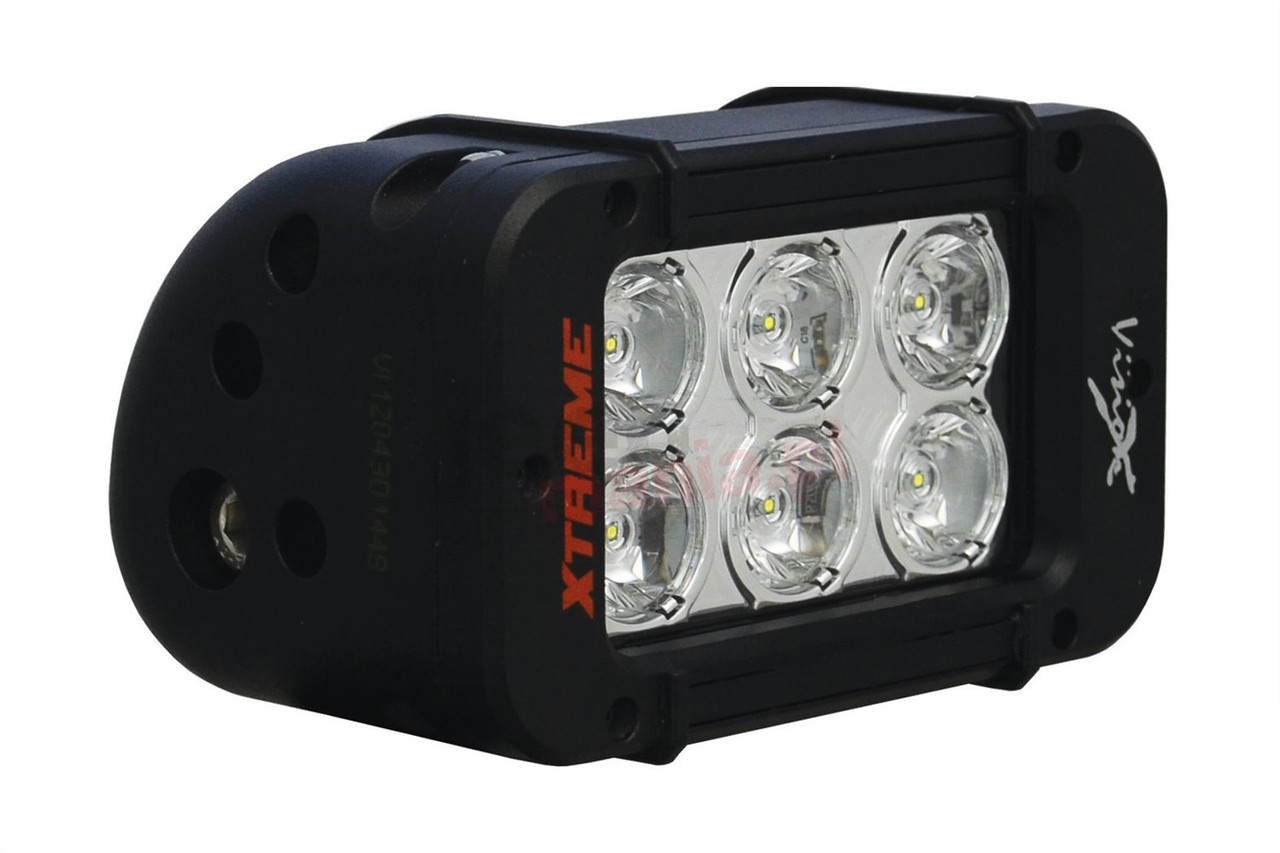 5" XMITTER PRIME XTREME LED BAR BLACK 6 LED'S MIXED BEAM Vision X XIL ...