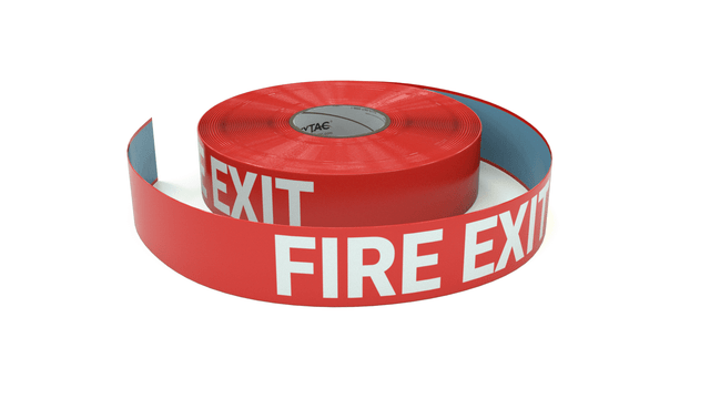 Fire Exit - Inline Printed Floor Marking Tape | SafetyTac