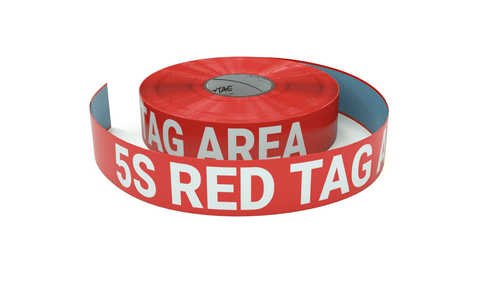 5S Red Tag Area - Inline Printed Floor Marking Tape | SafetyTac