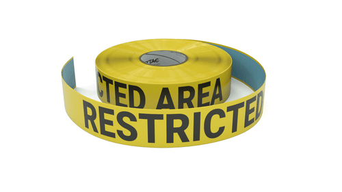 Restricted Area - Inline Printed Floor Marking Tape | SafetyTac