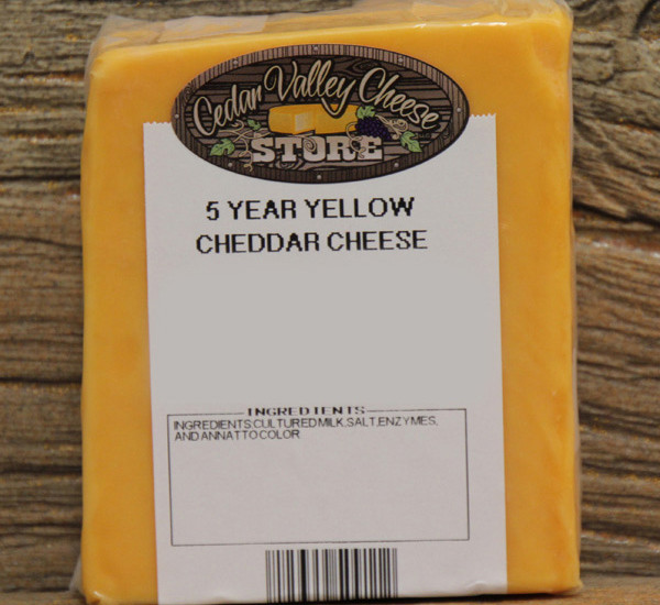 Shredded Cheddar 5# bag