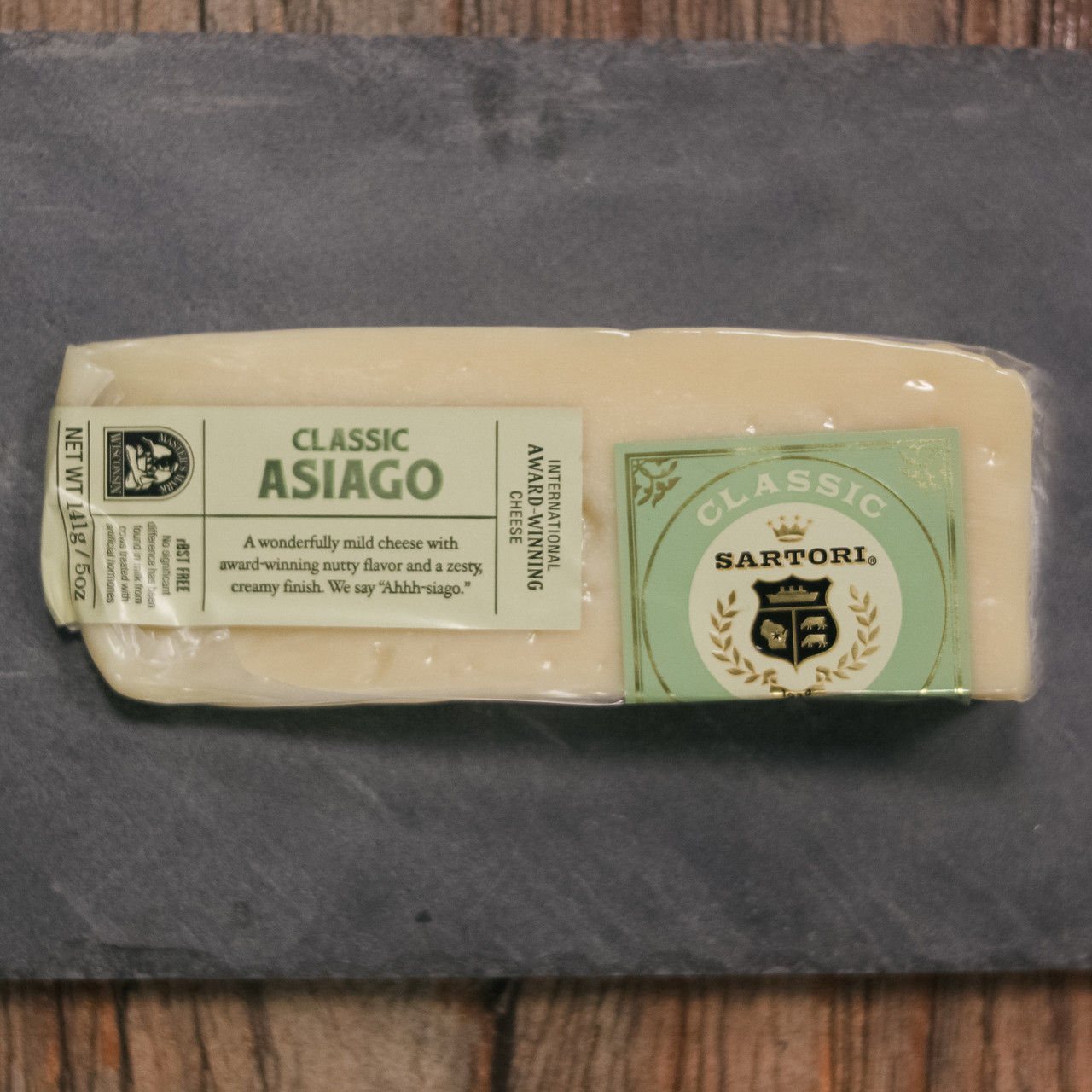 Sartori Asiago Wheel Wedge - 5oz - Cedar Valley Cheese Store