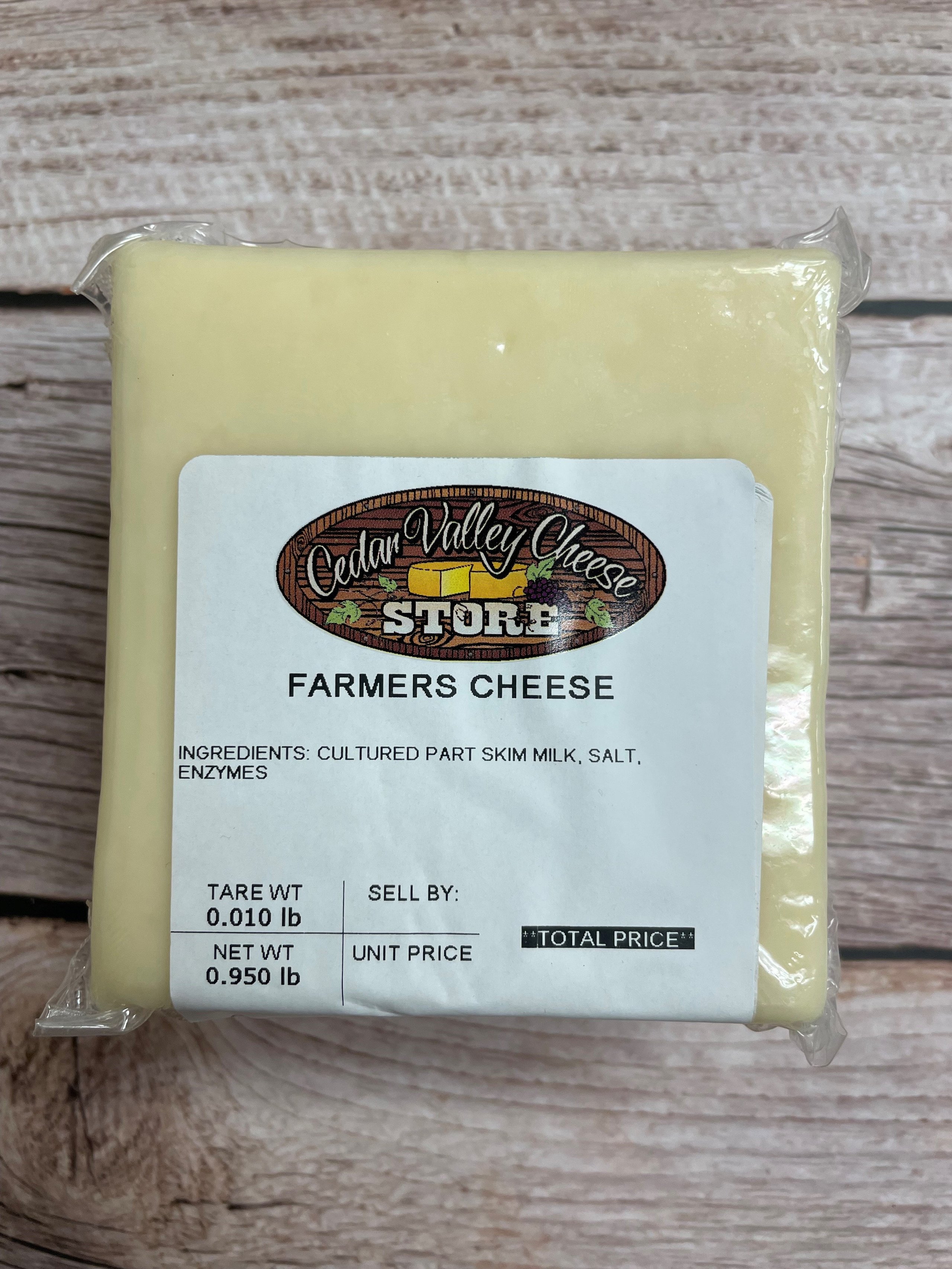 Farmers Cheese - Cedar Valley Cheese Store