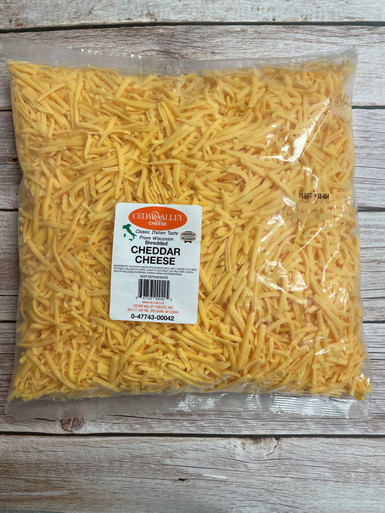 Shredded Cheddar 5# bag