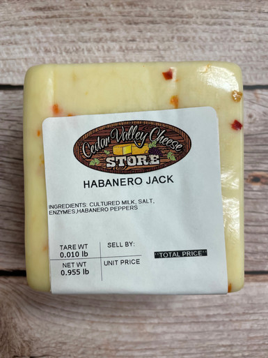 Habanero Jack - 16oz 3C - Cedar Valley Cheese Store