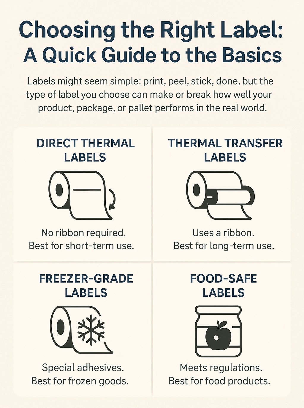Choosing the Right Label: A Quick Guide to the Basics - Ganson Engineering