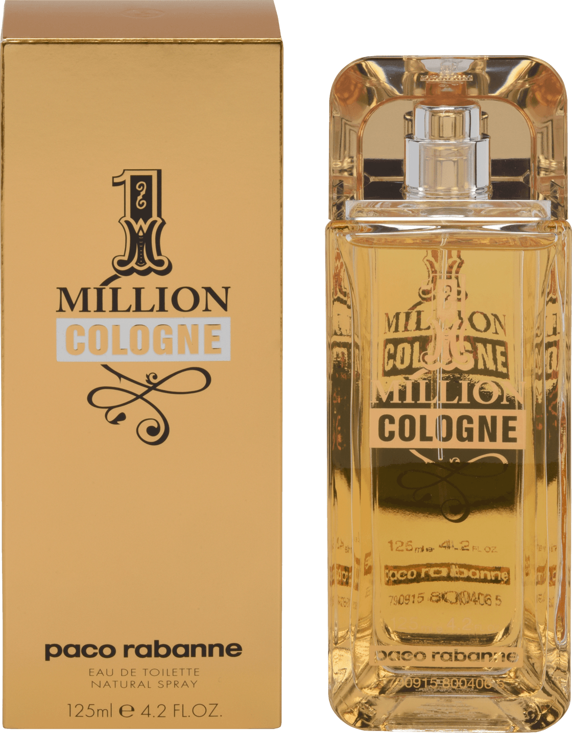 PACO ONE MILLION COLOGNE 4.2 EAU DE TOILETTE SPRAY FOR MEN - ScentsWorld