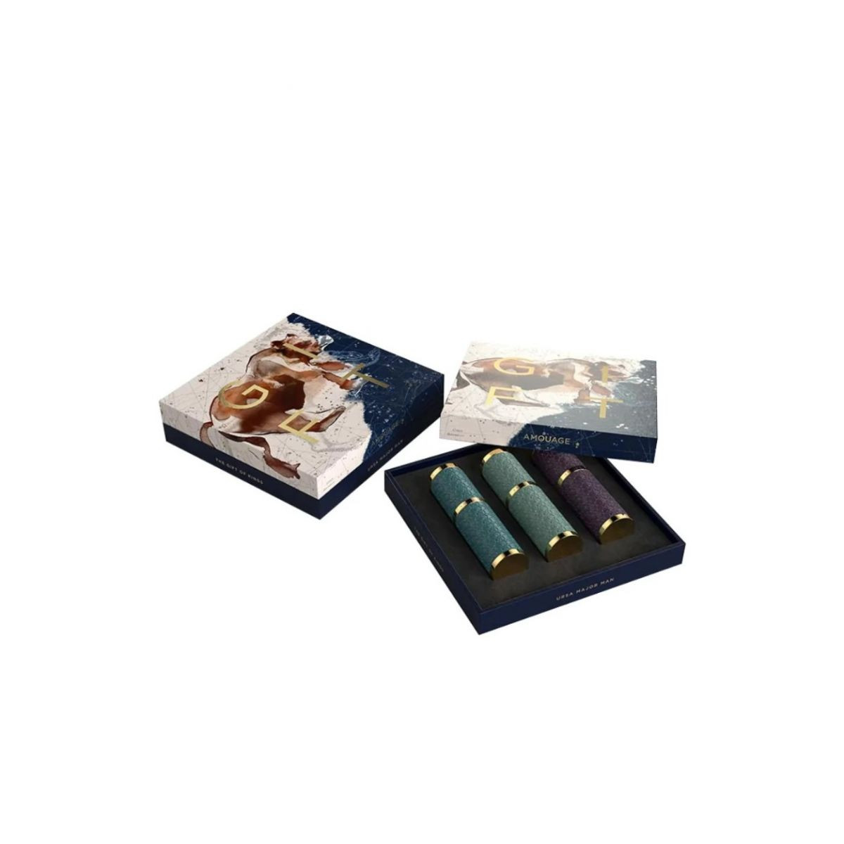 AMOUAGE URSA MAJOR 3 X 0.33 EAU DE PARFUM MINI SET: ENCLAVE + MEANDER ...