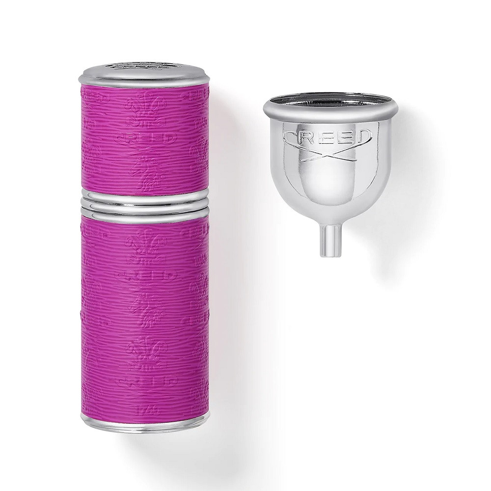 CREED PURPLE WITH SILVER TRIM 1.7 LEATHER ATOMIZER - ScentsWorld