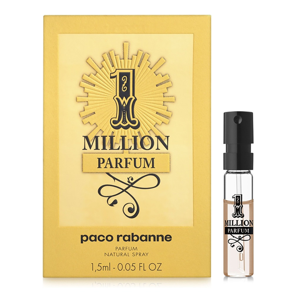 PACO RABANNE ONE MILLION PARFUM 0.05 PARFUM VIAL FOR MEN - ScentsWorld