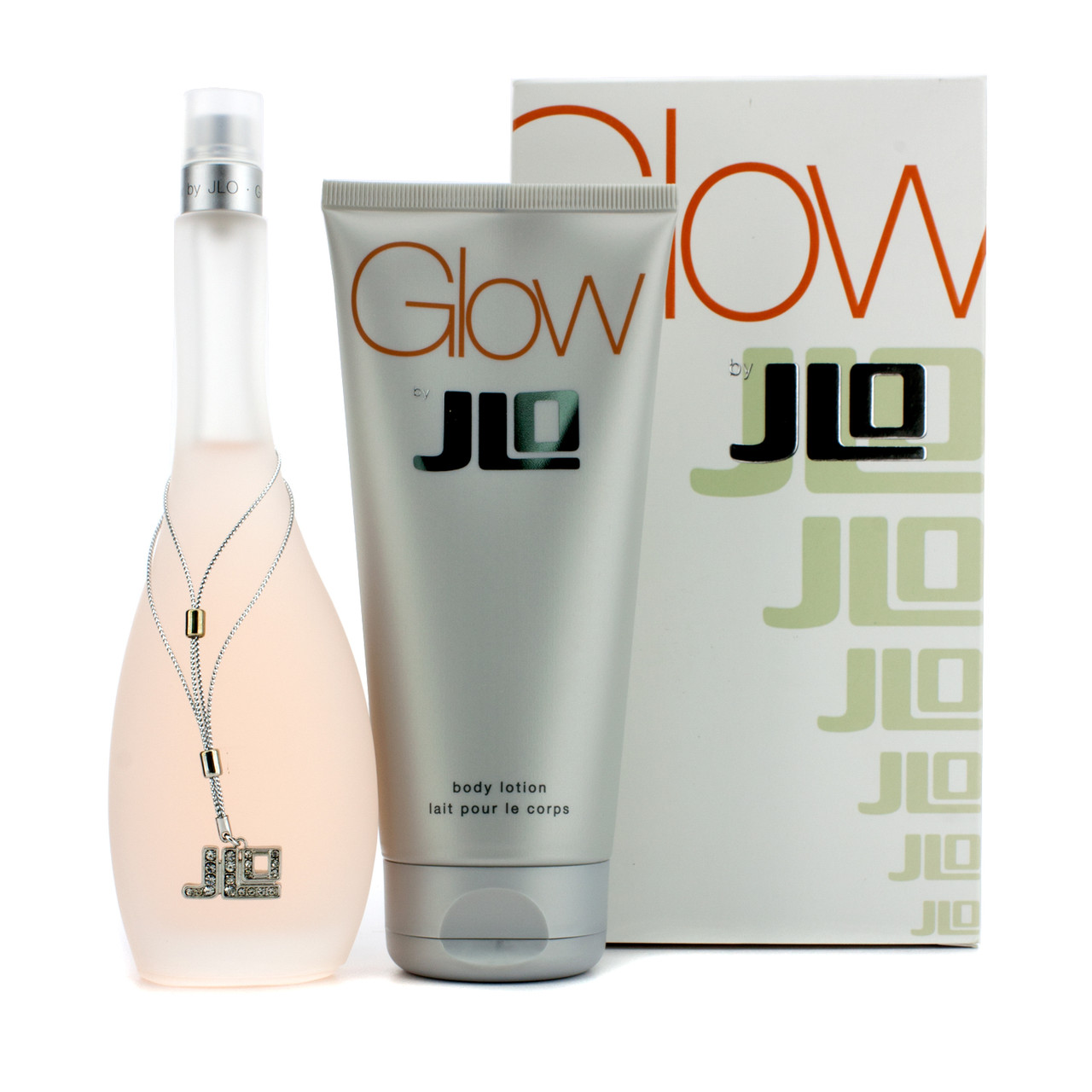 J LO GLOW 2 PCS SET: 3.4 EDT SP + 6.7 BODY LOTION - ScentsWorld