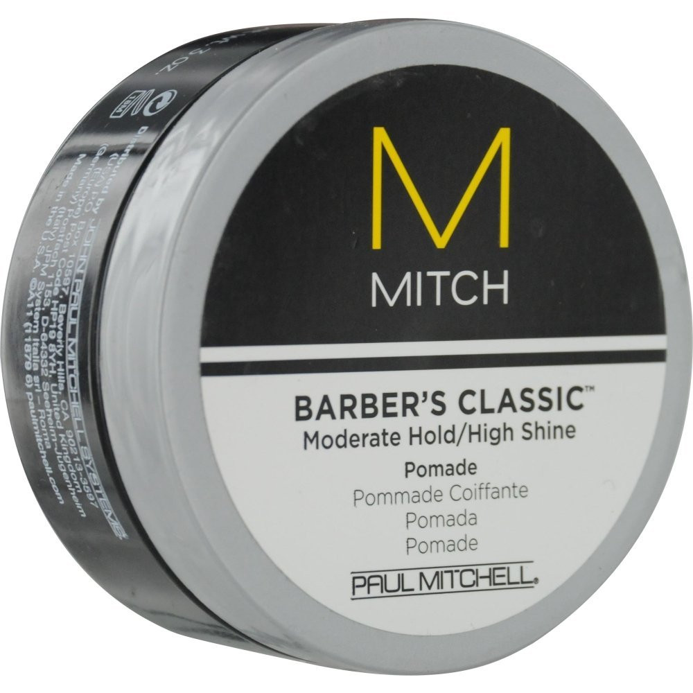 PAUL MITCHELL M MITCH BARBER'S CLASSIC MODERATE HOLD/HIGH SHINE POMADE ...