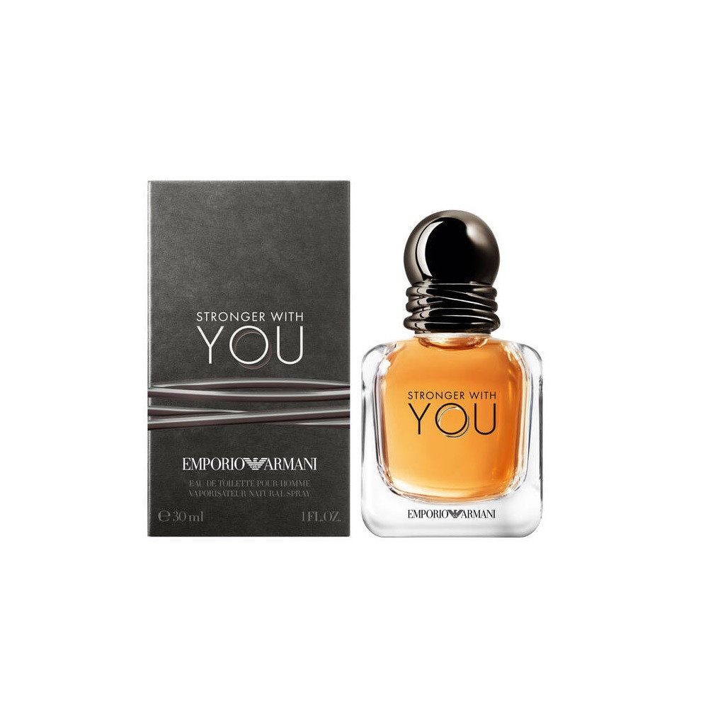 ARMANI EMPORIO STRONGER WITH YOU 1 OZ EAU DE TOILETTE SPRAY FOR MEN ...