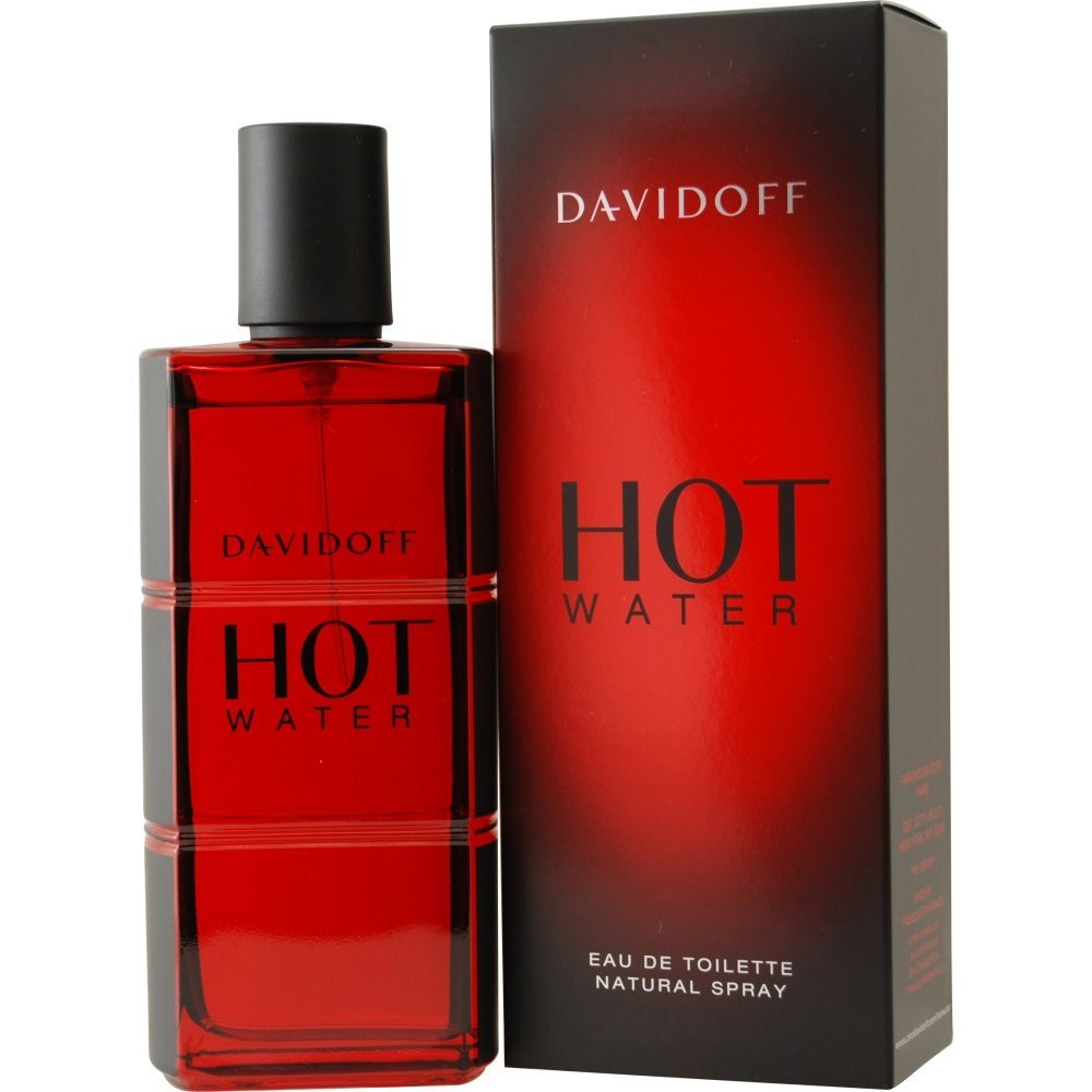 HOT WATER DAVIDOFF 3.7 EAU DE TOILETTE SPRAY FOR MEN - ScentsWorld
