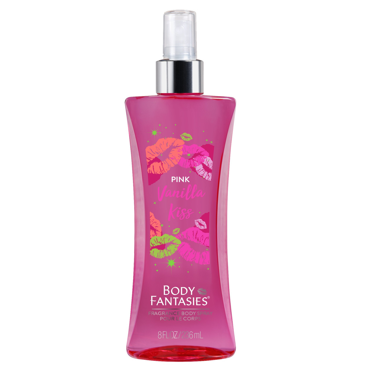 BODY FANTASIES PINK VANILLA KISS 8 OZ FRAGRANCE BODY SPRAY - ScentsWorld