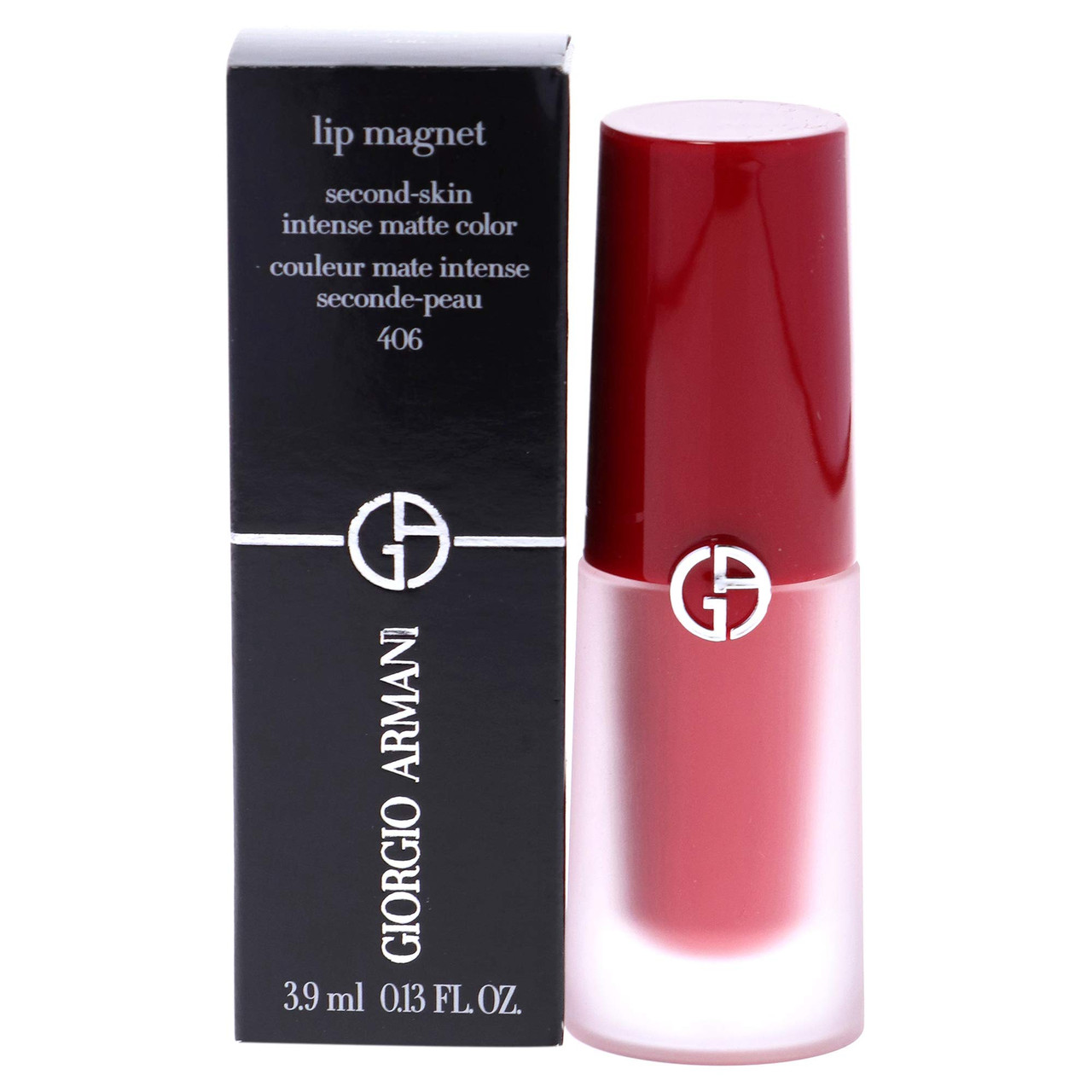 ARMANI LIP MAGNET INTENSE MATTE 0.13 #406 REDWOOD FOR WOMEN - ScentsWorld