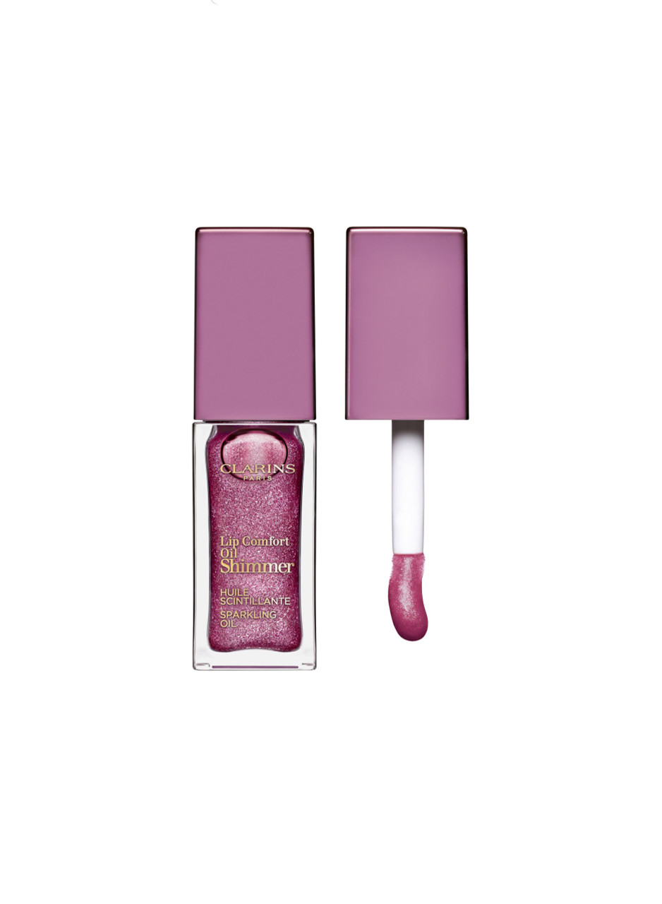 CLARINS 0.2 LIP COMFORT OIL SHIMMER #02 PURPLE RAIN - ScentsWorld