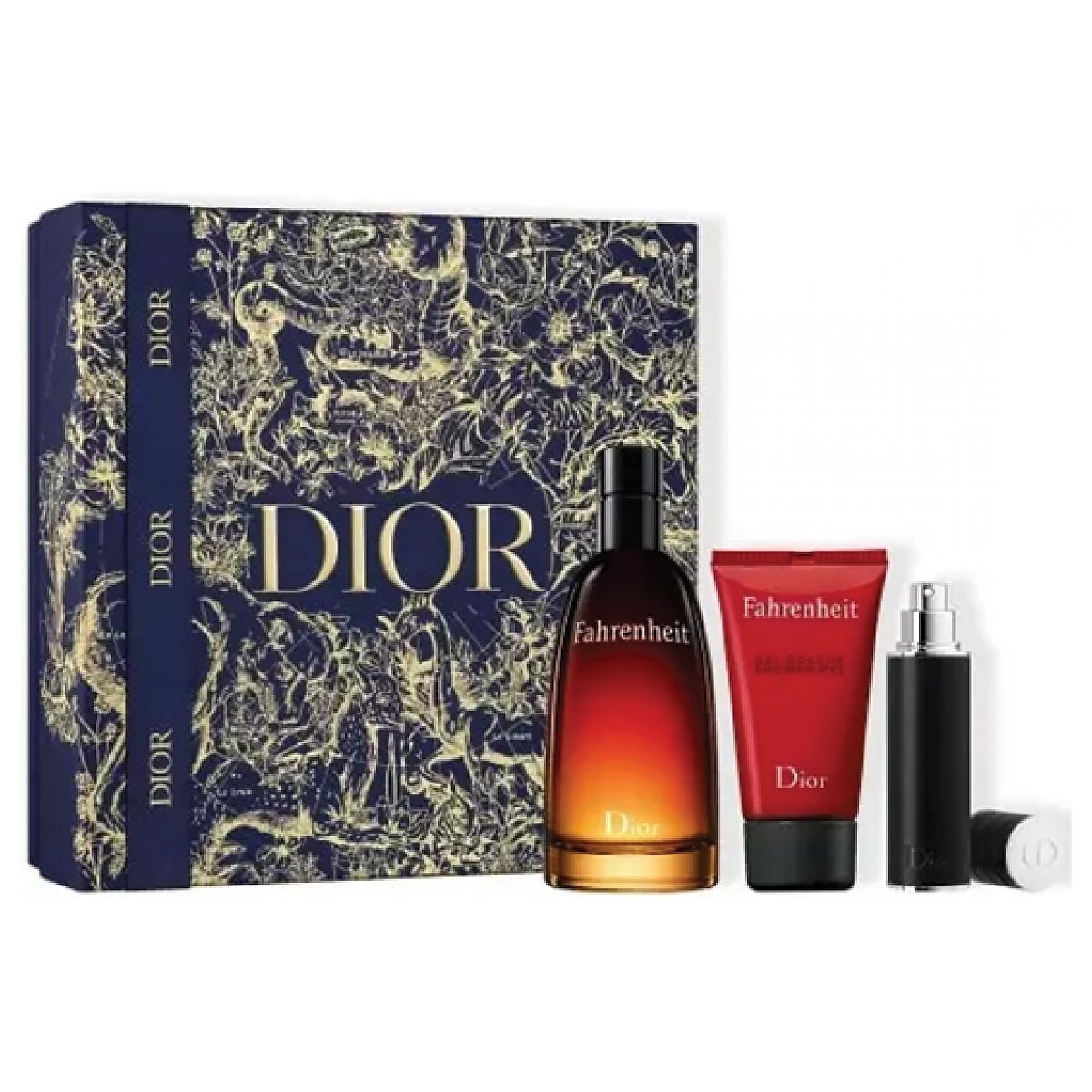 CHRISTIAN DIOR FAHRENHEIT 3 PCS SET: 3.4 EAU DE TOILETTE + 1.7 SHOWER ...