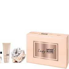 MONT BLANC LADY EMBLEM ELIXIR 3 PCS SET: 2.5 EDP SP + 0.25 OZ EDP SP ...