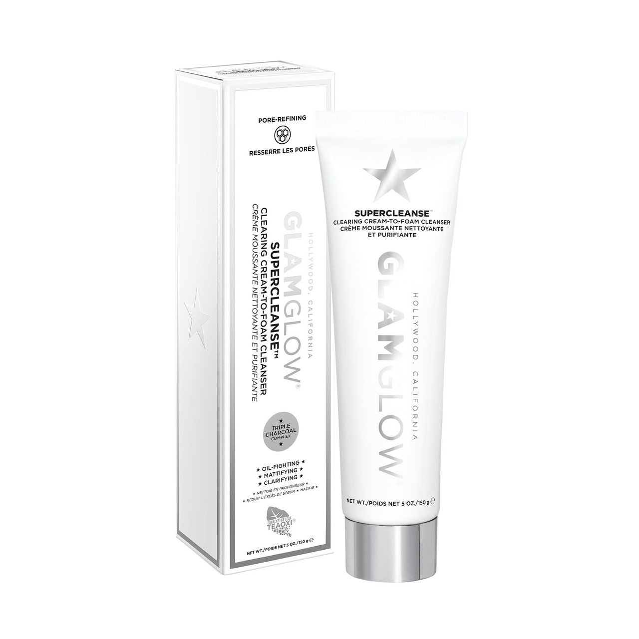 GLAMGLOW SUPERCLEANSE CLEARING CREAM-TO-FOAM 5 OZ CLEANSER - ScentsWorld