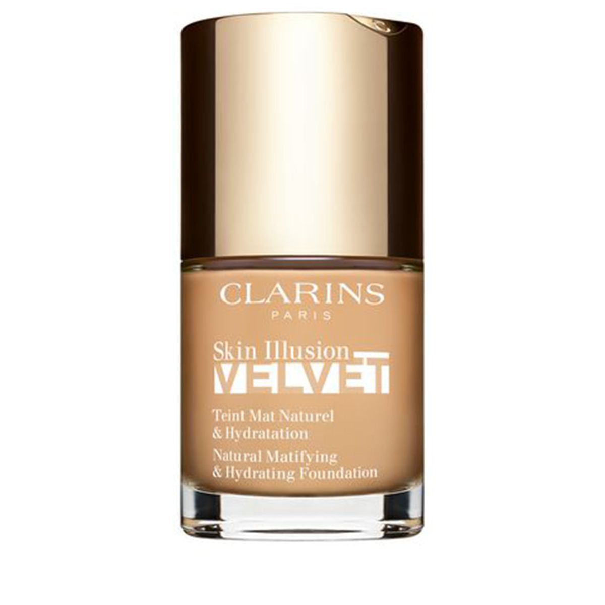 CLARINS 1 OZ SKIN ILLUSION VELVET FOUNDATION #110N HONEY - ScentsWorld