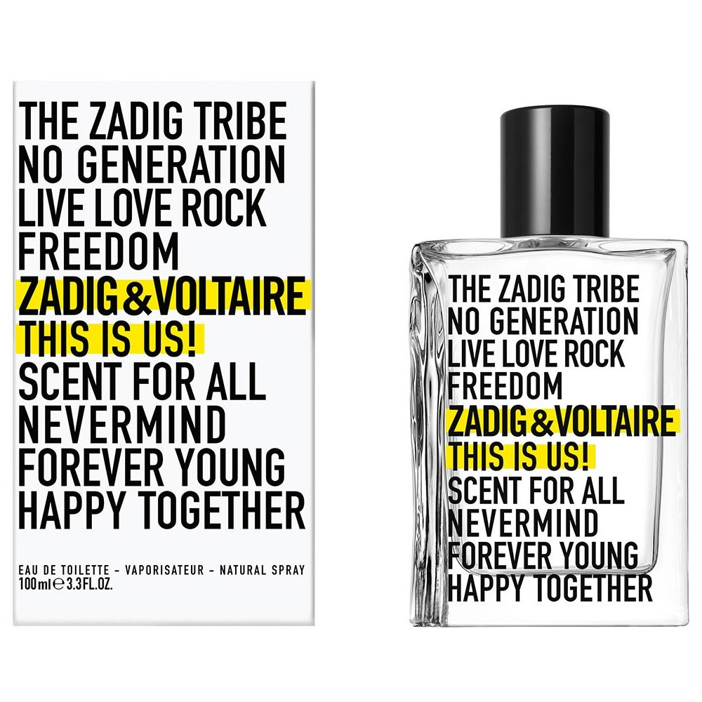 ZADIG & VOLTAIRE THIS IS US 3.4 EAU DE TOILETTE SPRAY - ScentsWorld