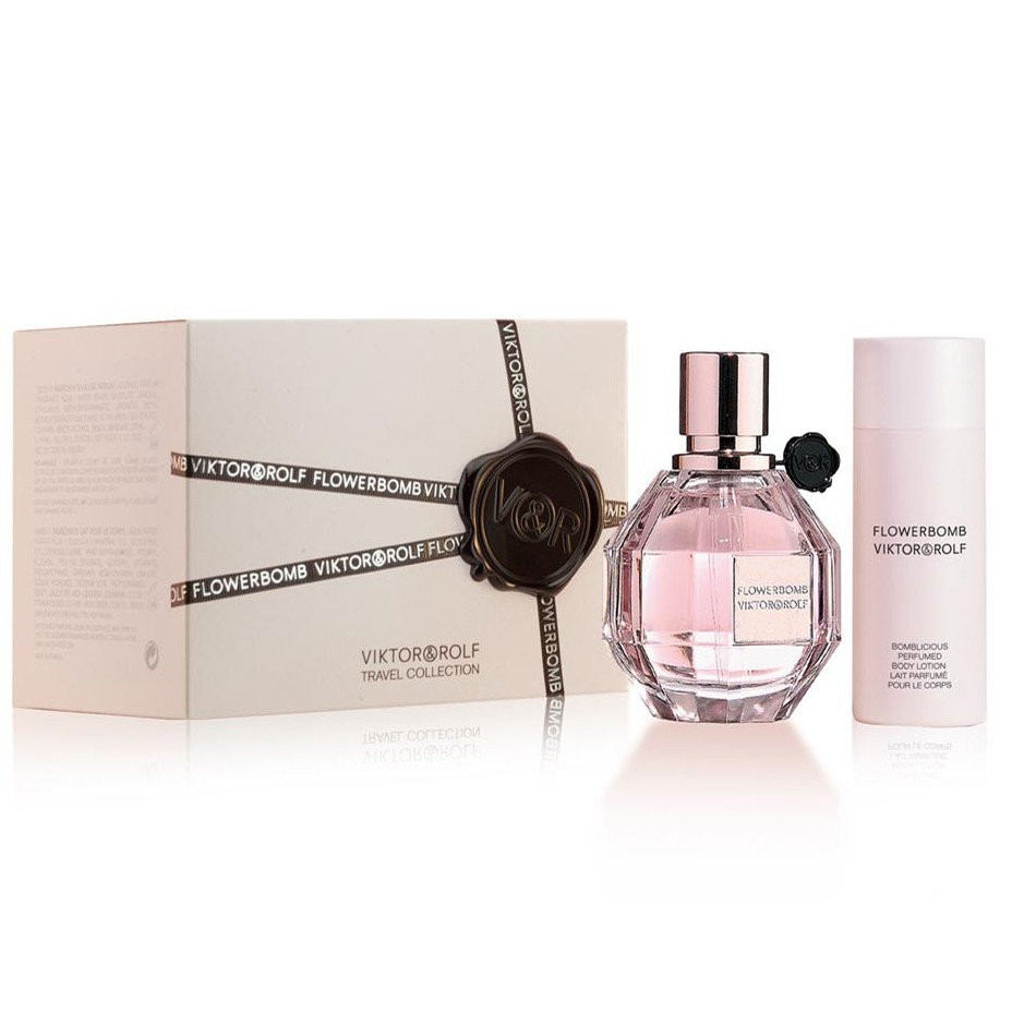 FLOWERBOMB V&R 2 PCS SET: 1.7 EAU DE PARFUM SPRAY + 1.7 BODY LOTION ...
